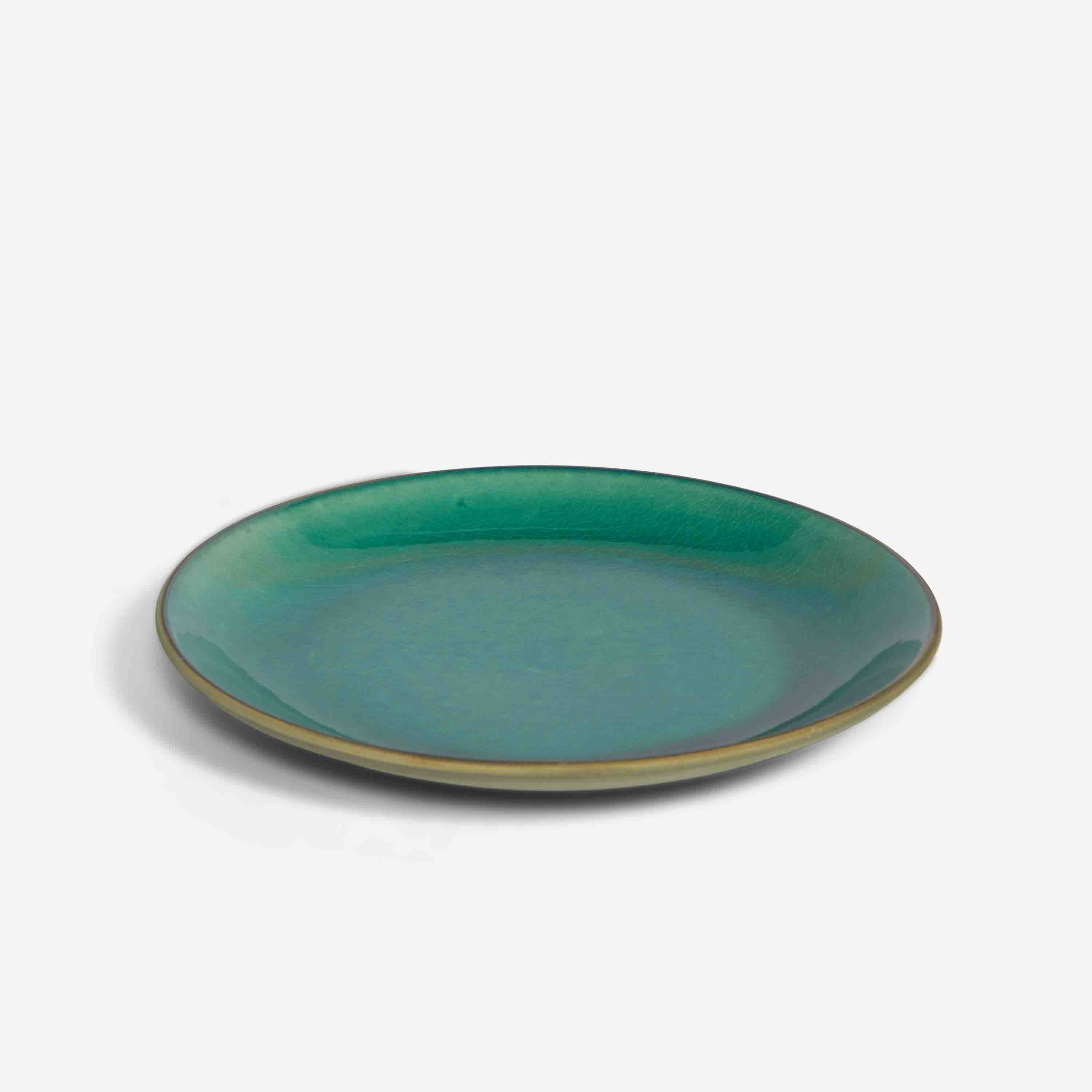 Dinnerware | RUSTICO TEAL PLATE | Ikai Asai